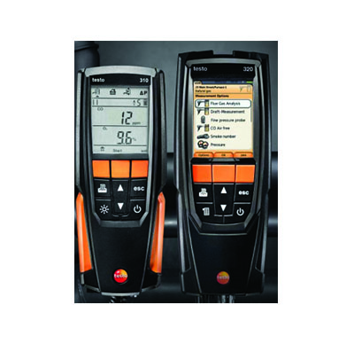 Testo 320 and 310 Combustion Analyzer- Residential & Commercial – Mid ...